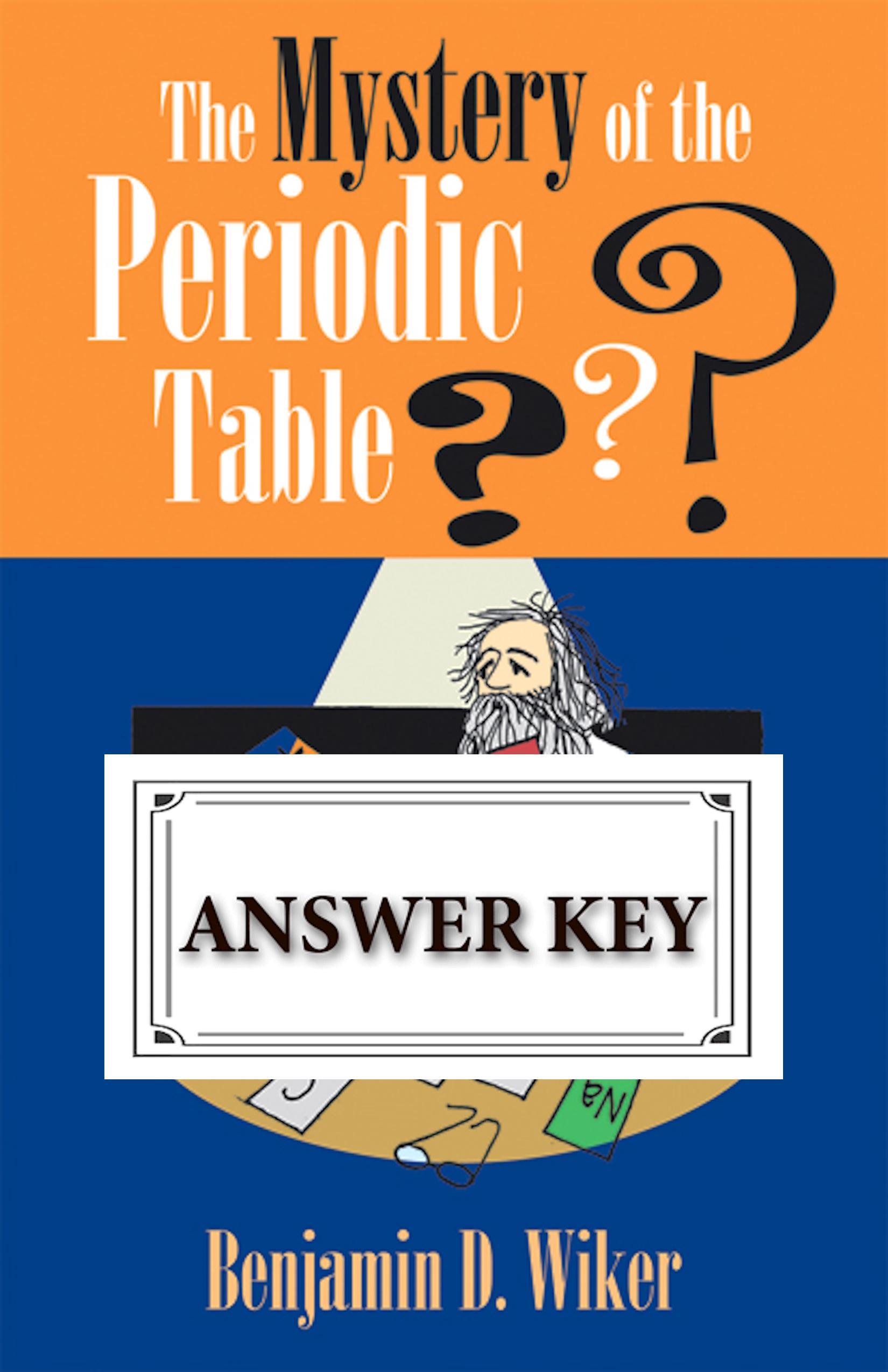 The Mystery of the Periodic Table - WORKBOOK ANSWER KEY - Christ the ...